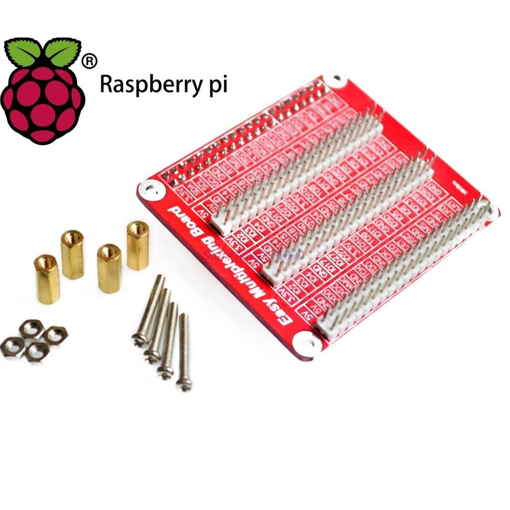 Raspberry Pi 2 model B/B+ Triple GPIO Multiplexing Expansion Board ...