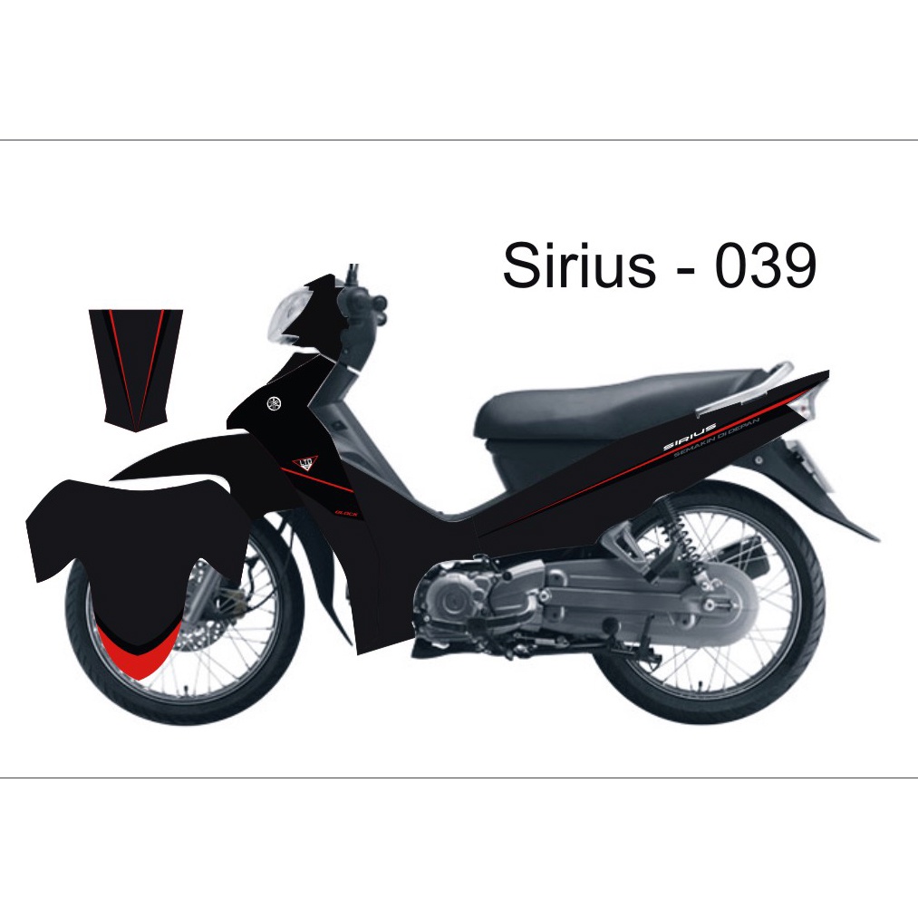 Compilation of extremely beautiful black and red Sirius boss decal ...