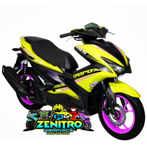 AEROX V1 THAILAND DECALS 2019 YELLOW SERIES | Shopee Philippines