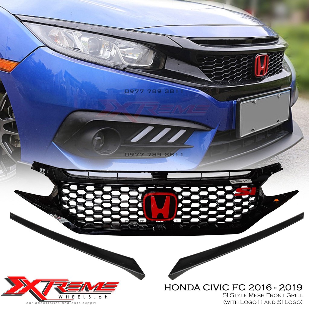 HONDA CIVIC FRONT GRILL TYPE R 2016-2020 THAILAND MADE GRILLE ( honda ...