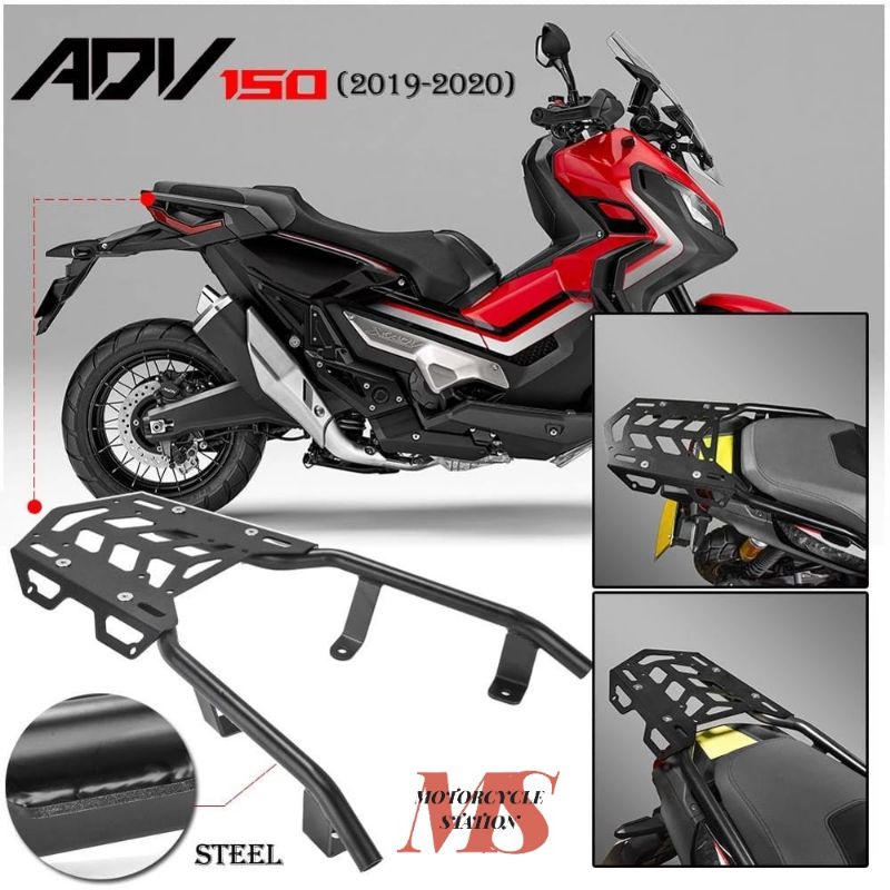 Honda ADV 150 / ADV160 Top Rack Bracket Rear Luggage Luggage Luggage Rack Cargo Holder Bracket ...