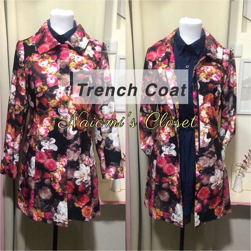 Naiomis Closet Preloved Trench Coat | Shopee Philippines
