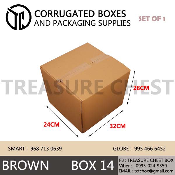 ON HAND Carton box BOX14 24*32*28 CM corrugated cardboard box packaging ...