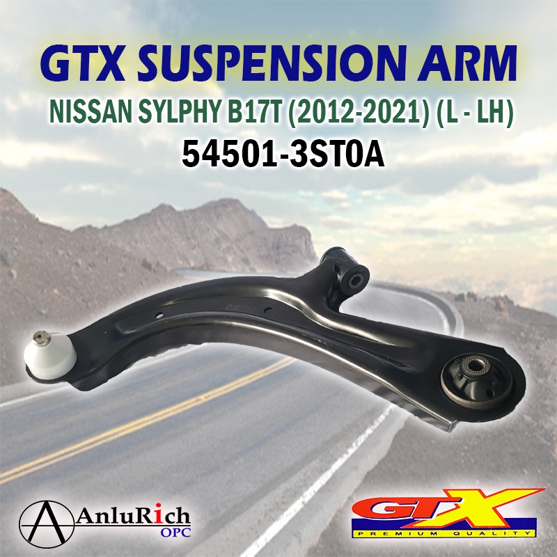 GTX Suspension Arm (L - LH) for Nissan Sylphy B17T (2012-2021) 54501 ...