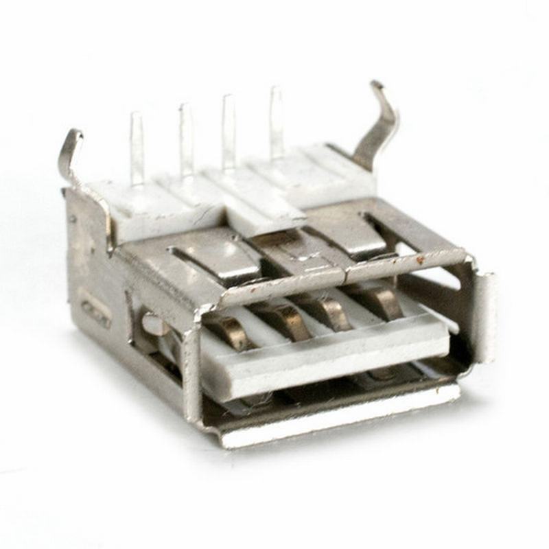 1pc USB Type-A Right Angle 4-pin Female Connector Jacks Socket PCB ...