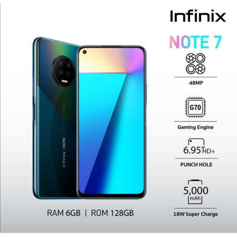 Infinix Note 7 6GB + 128GB 48MP 5000mAh | Shopee Philippines