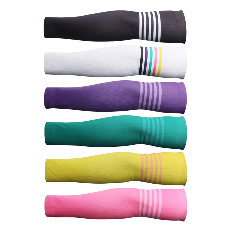 Breathable UV Protection Running Arm Sleeves Non-slip Fitness ...
