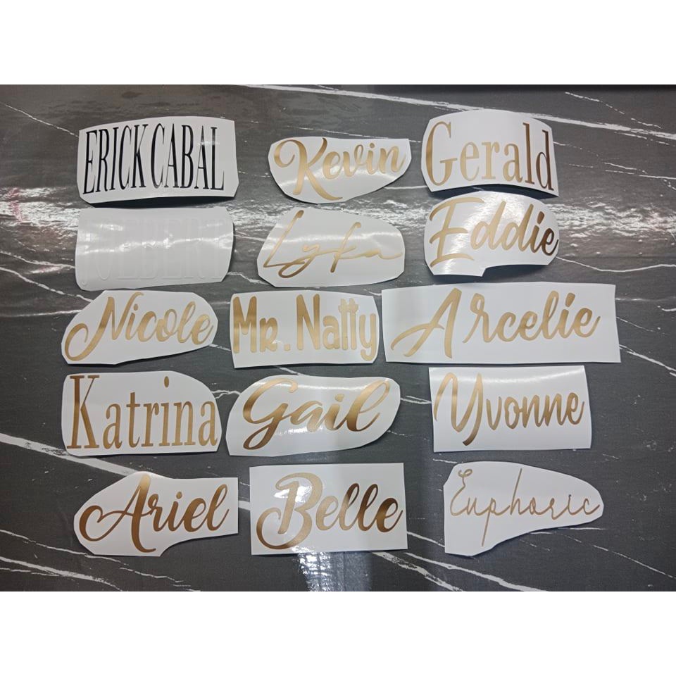 Customized Decal Sticker - Personalized Sticker (LOWEST PRICE ...