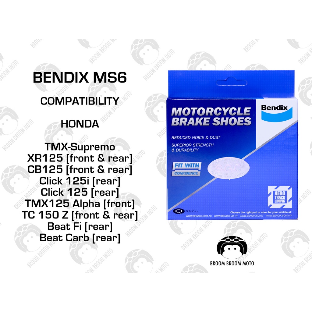 brake levers brake system brake pads Original Authentic Bendix MS6 ...