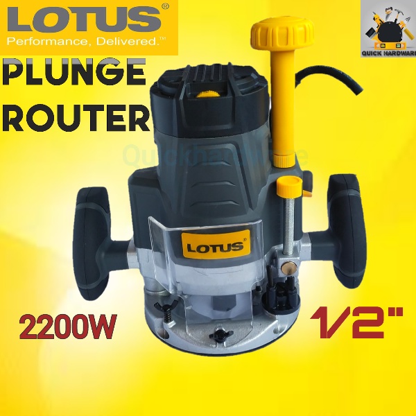 LOTUS 2200W Plunge Router 1/2" LTPR2200X | Shopee Philippines