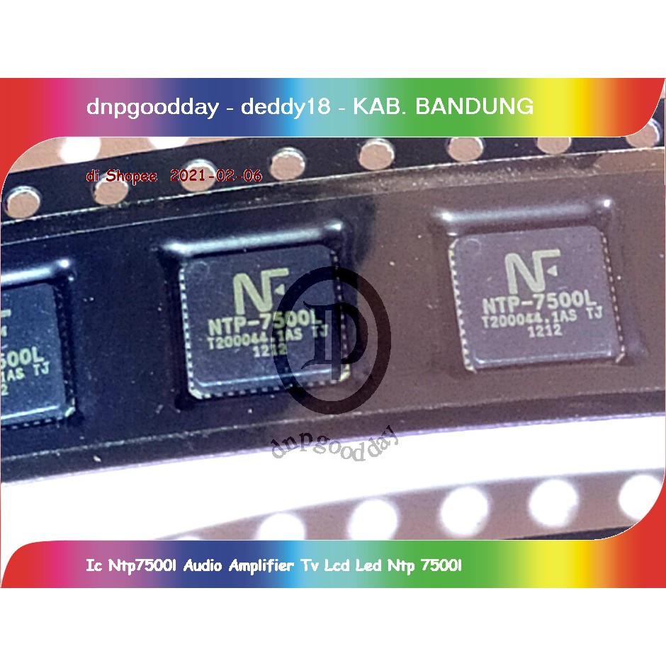 Ic Ntp7500l Audio Amplifier Tv Lcd Led Ntp 7500l | Shopee Philippines