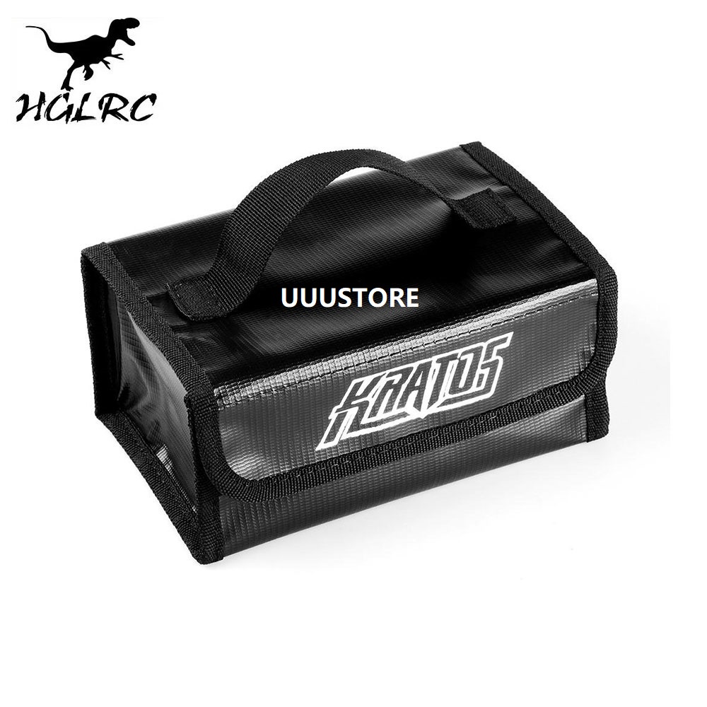 HGLRC KRATOS Fireproof Explosionproof Battery Safe Bag 120x180x80mm ...