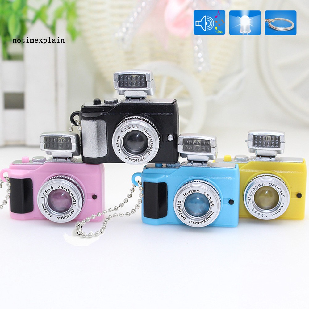 Blackpink Mini Camera LED Keychain Key Ring Toy with Flashlight Sound ...