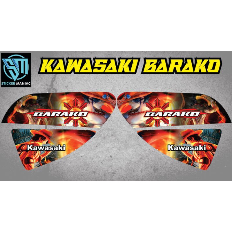 Kawasaki barako decal sticker | Shopee Philippines