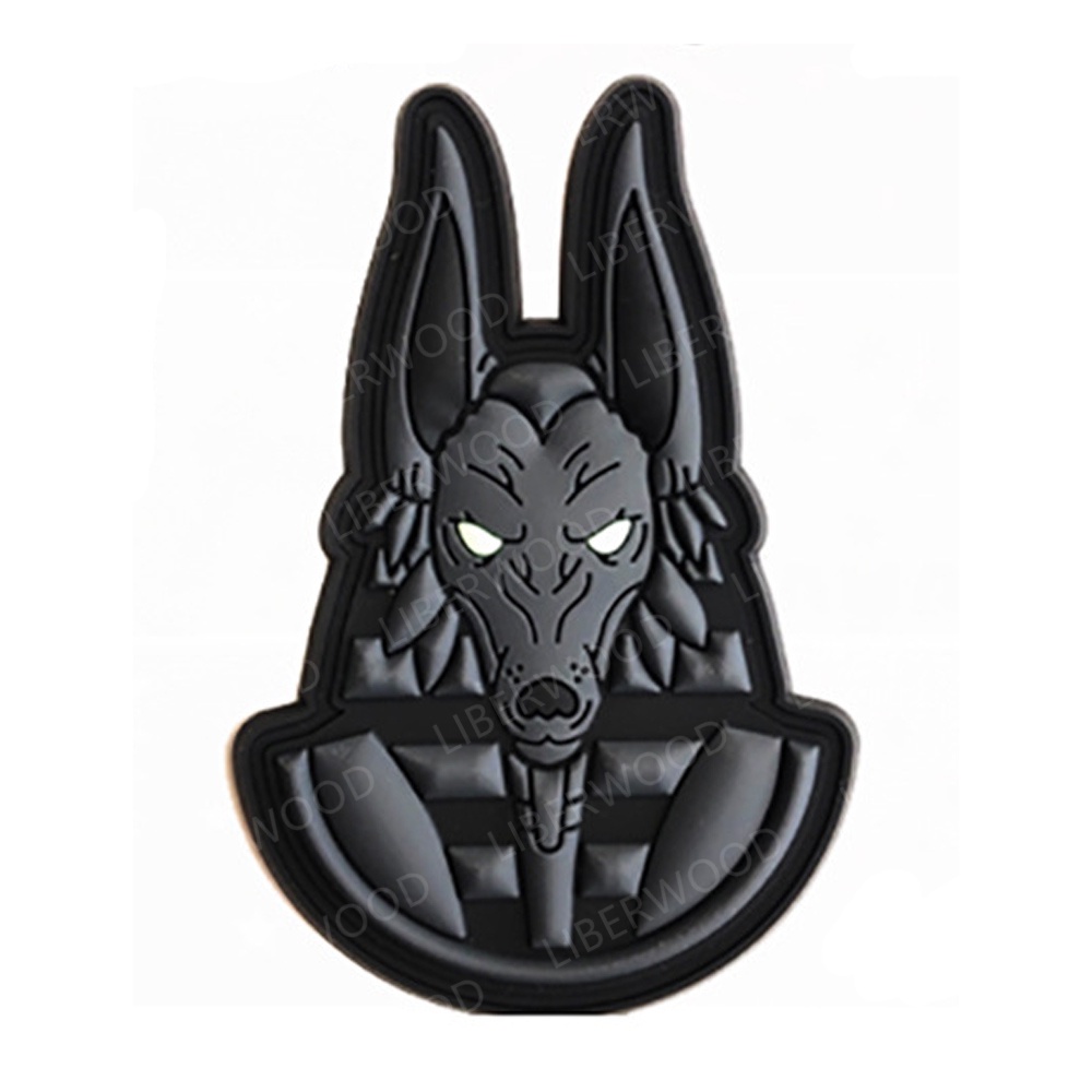 Ancient Greek Mythology God Medusa, Anubis, Bafuri, Shiva Legend PVC Rubber Patch Armband With ...