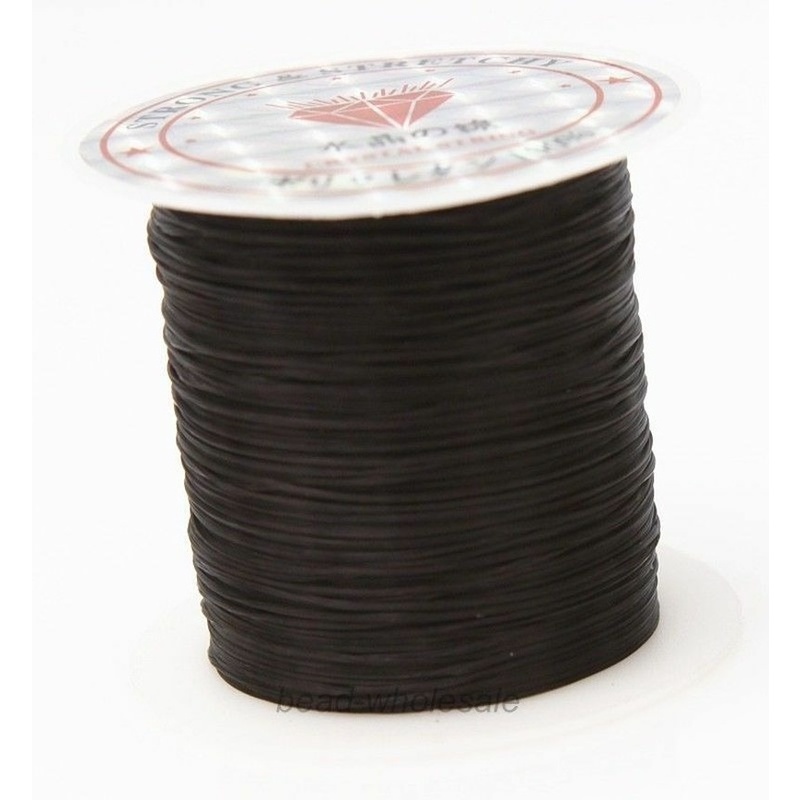 10m/roll 0.8mm Strong Elastic Crystal Beading Cord Rope String Line for ...
