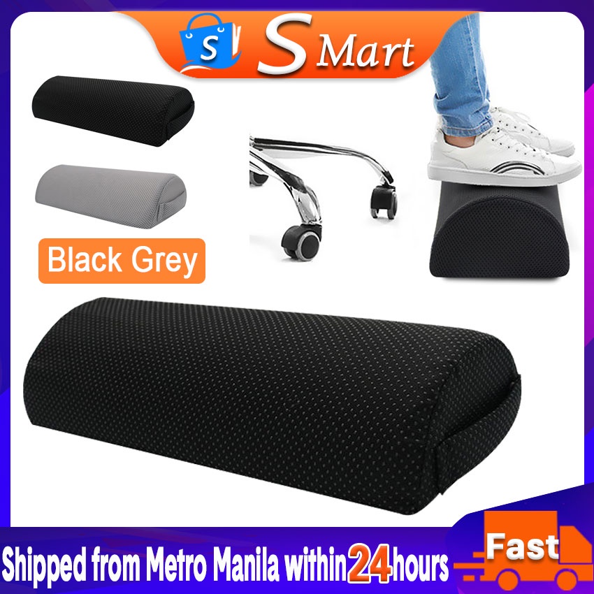 【Soyamart】Memory Foam Leg Pillow Foot Rest Under Office Desk Ergonomic ...
