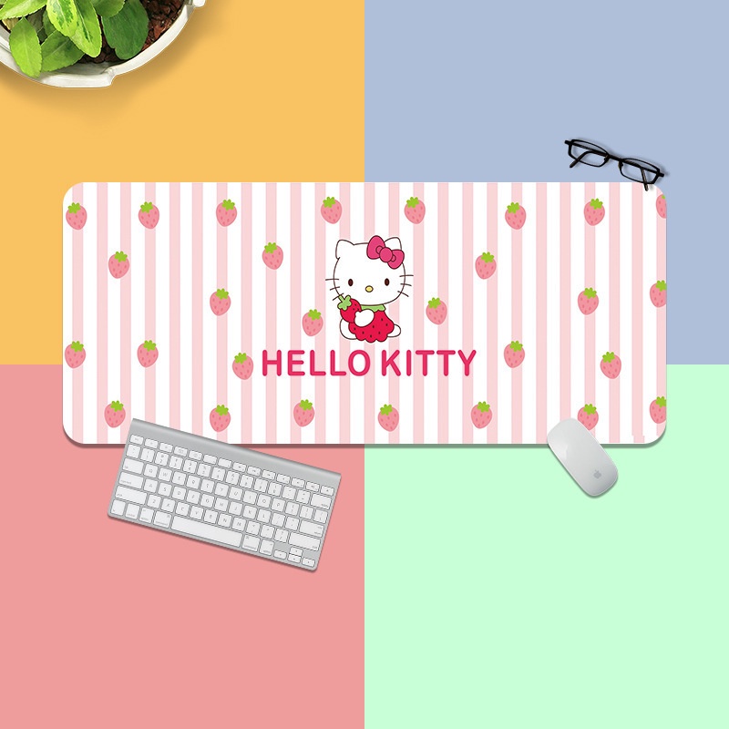Hellos Kitty Mouse Pad Keyboard Accessories Pad On The Table Pc Gamer ...