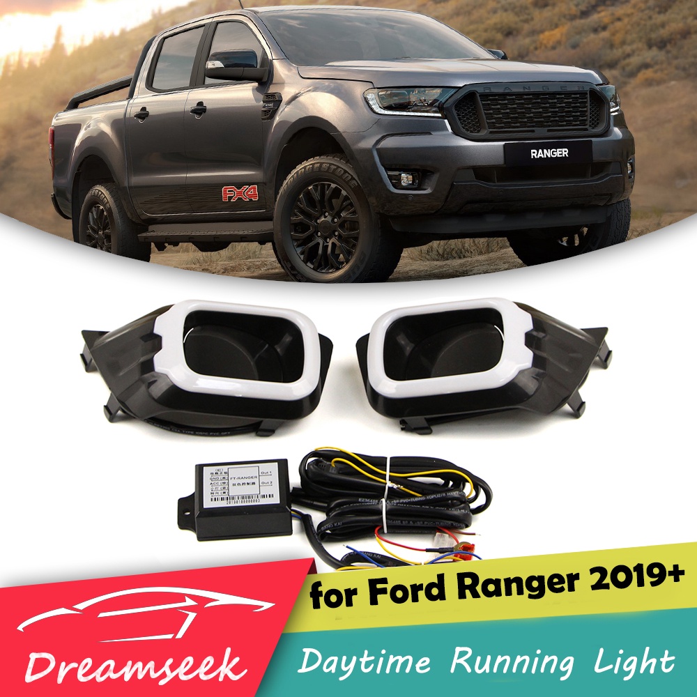 LED DRL Day Light for Ford Ranger 2019 2020 Daytime Running Light ...