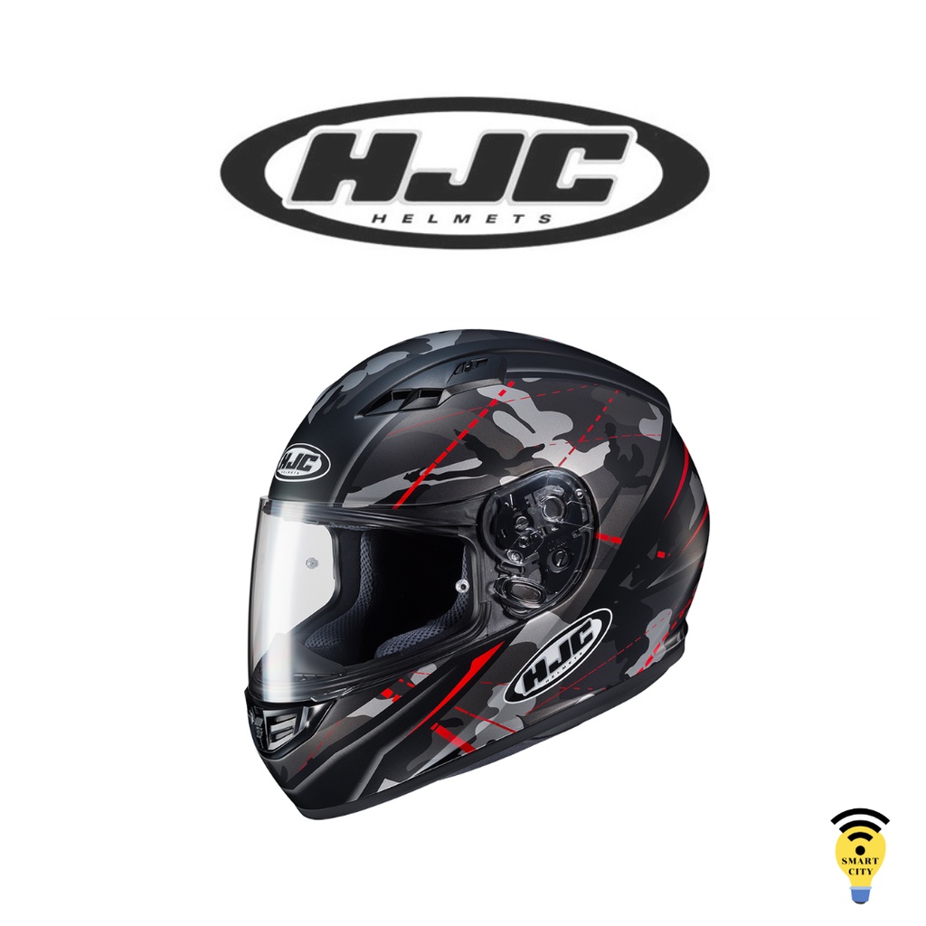 HJC CS15 Songtan Single Visor Motorcycle Helmet MC1SF Red/Gray | Shopee Philippines