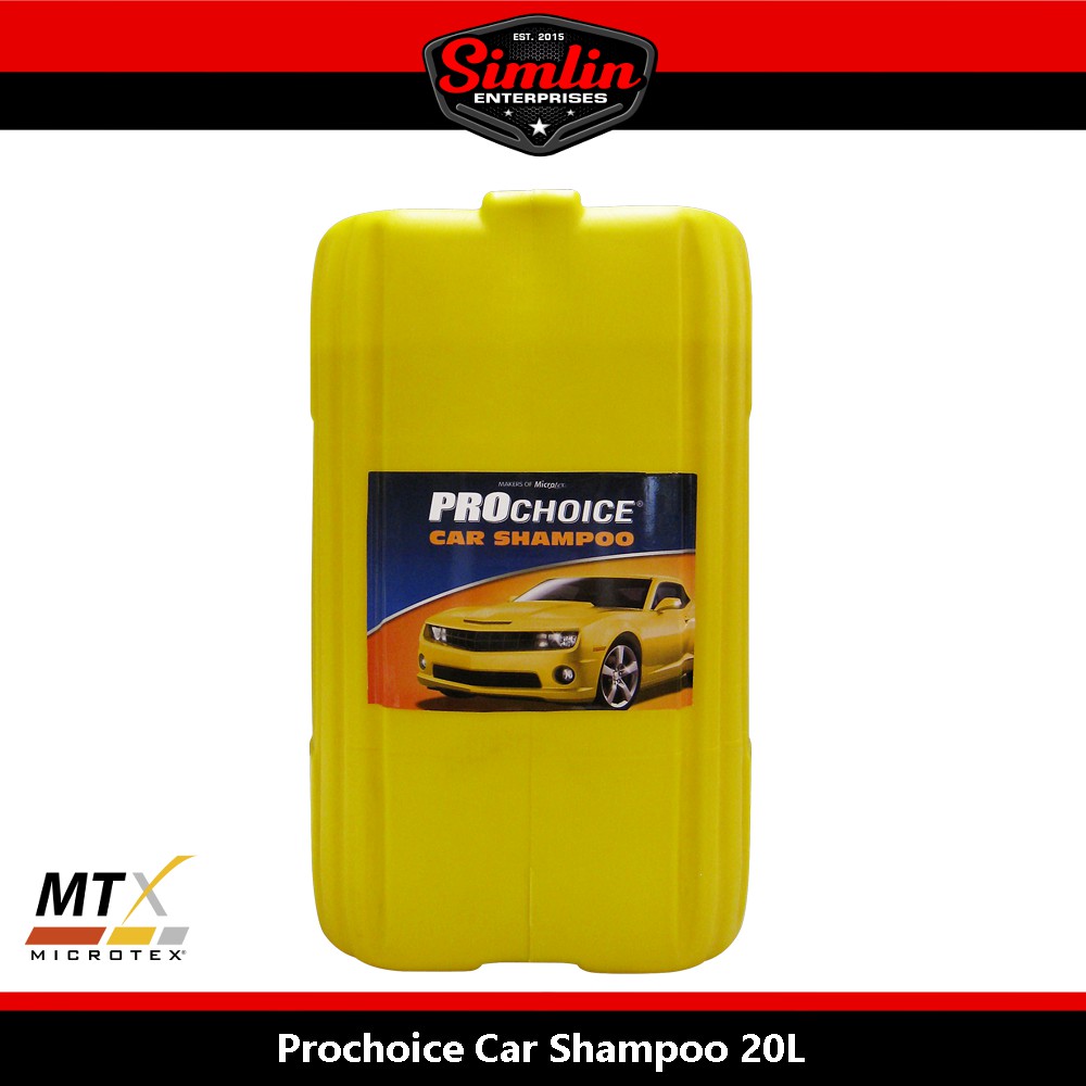 Prochoice Car Shampoo 20L Microtex MTX pH Neutral | Shopee Philippines