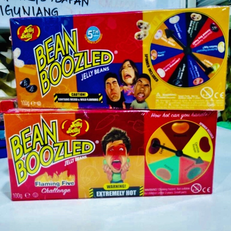 BEAN BOOZLED JELLY BEANS WITH SPINNER ( Extremely Hot ) 100g | Shopee ...