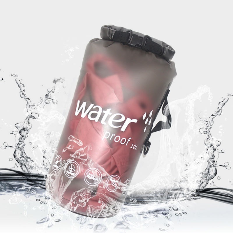 10L 20L Transparent Dry Bag Waterproof bucket Bag Sling Shoulder PVC ...