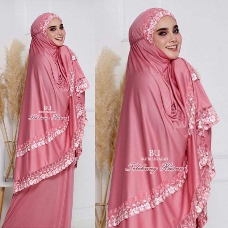 MALAYSIAN DOUBLE LACE MUKNA SET | Shopee Philippines