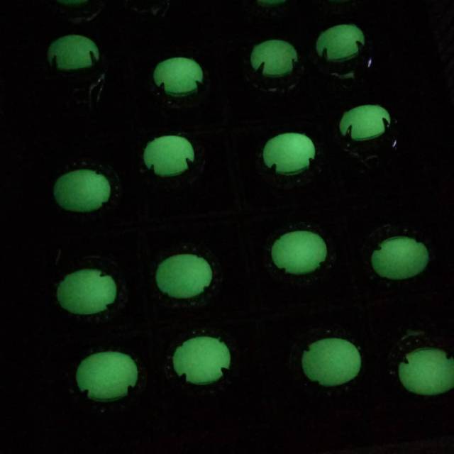 HIJAU GREEN FOSFOR STONE RING (N) | Shopee Philippines