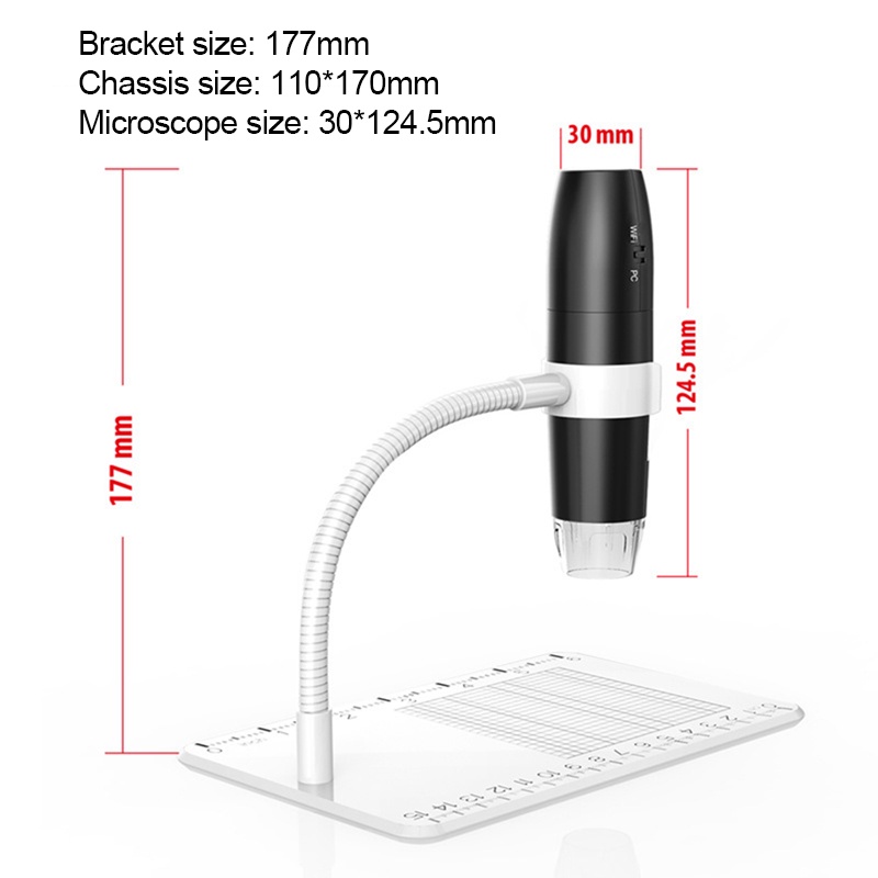 1000X HD 1080P Digital Microscope Camera 8 LED Industry Magnifier USB ...