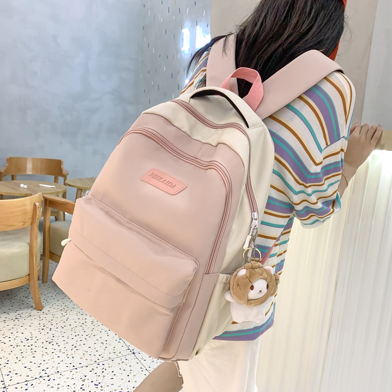 Doughnut Macaroon Backpack large capacity School Bag Waterproof Travel ...