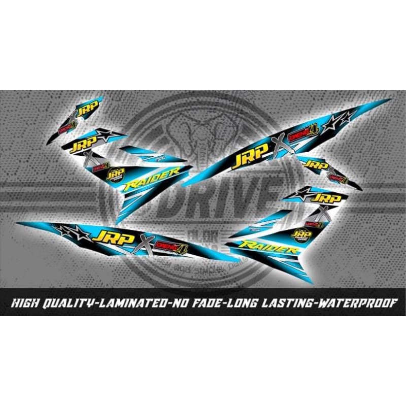 Suzuki Raider J115 (Jrp X Daeng Sai4)Stock decals design | Shopee ...