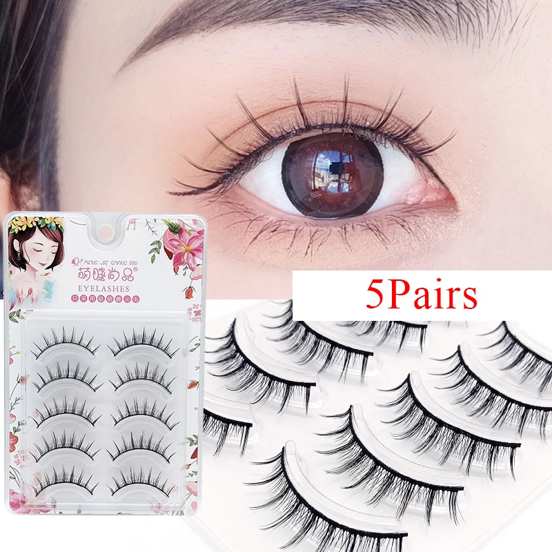 Manga False Eyelashes Natural Fairy Lash Extension Little Devil Cos ...