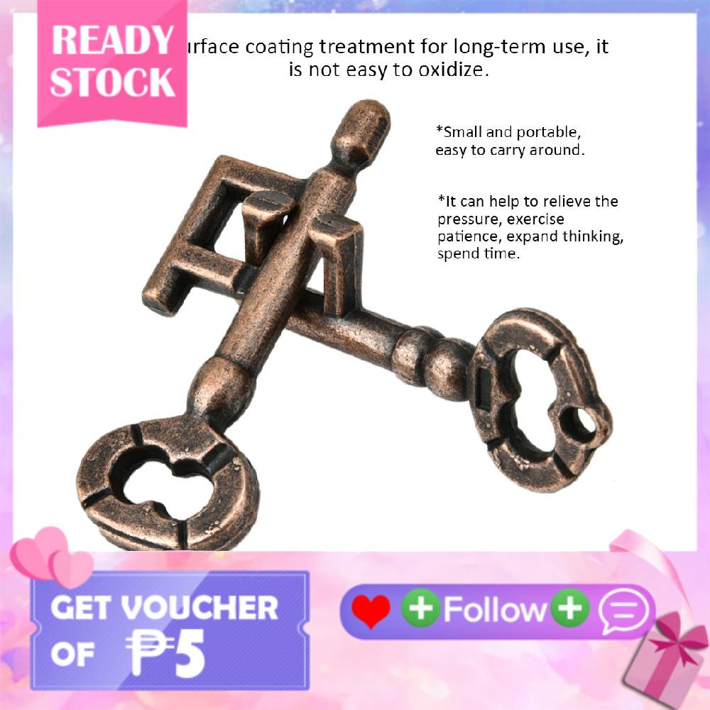 Ebayst Wooden Unlock Puzzle Key Adult Educational kids Children ...