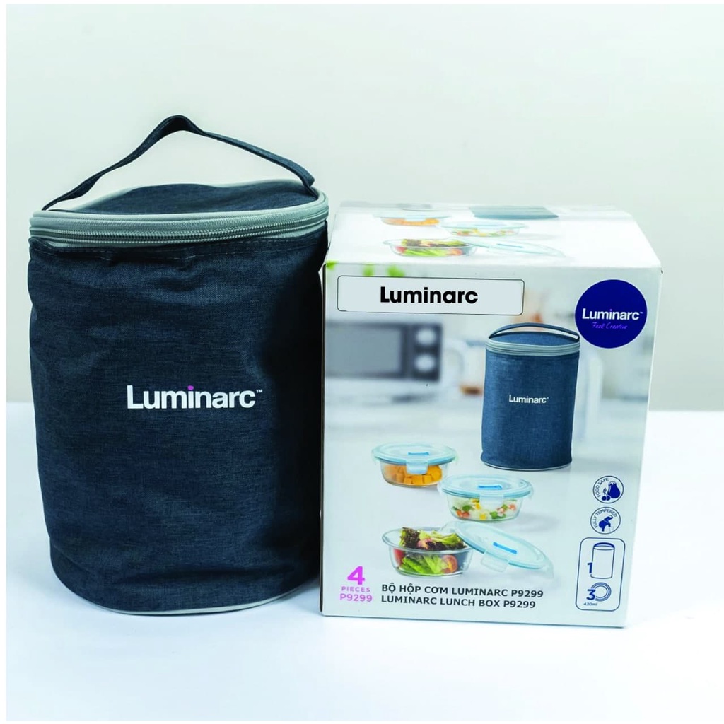Luminarc P9299 lunch box set (Sony KM product) | Shopee Philippines