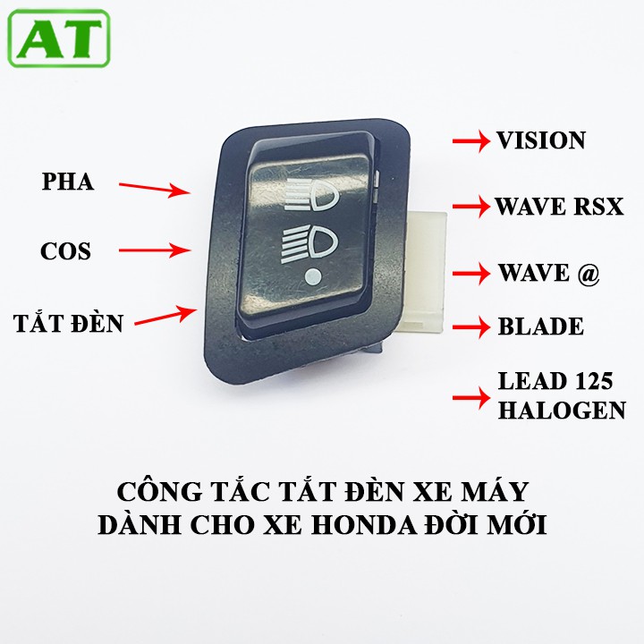 New 2020 2021 Wave Vision Lead Headlight Off Switch Installed with ...