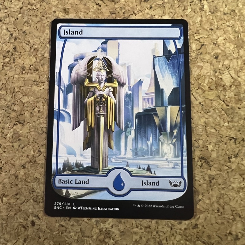 MTG ISLAND | BASIC LAND | STREETS OF NEW CAPENNA | BLUE | MAGIC THE ...