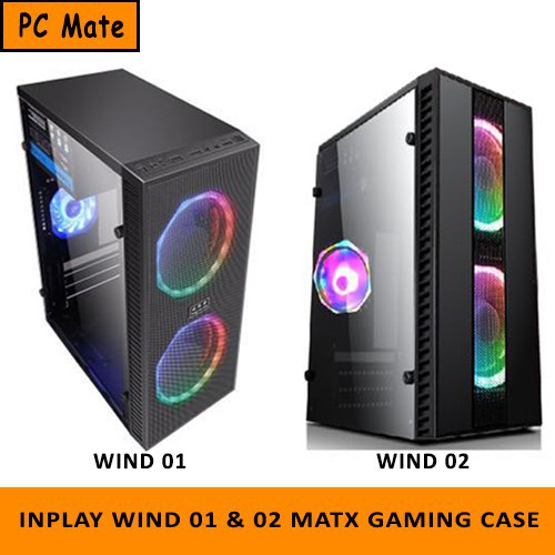 Inplay Wind 02/WIND 01 Computer Casing PSU Case MATX ITX Casing Case ...
