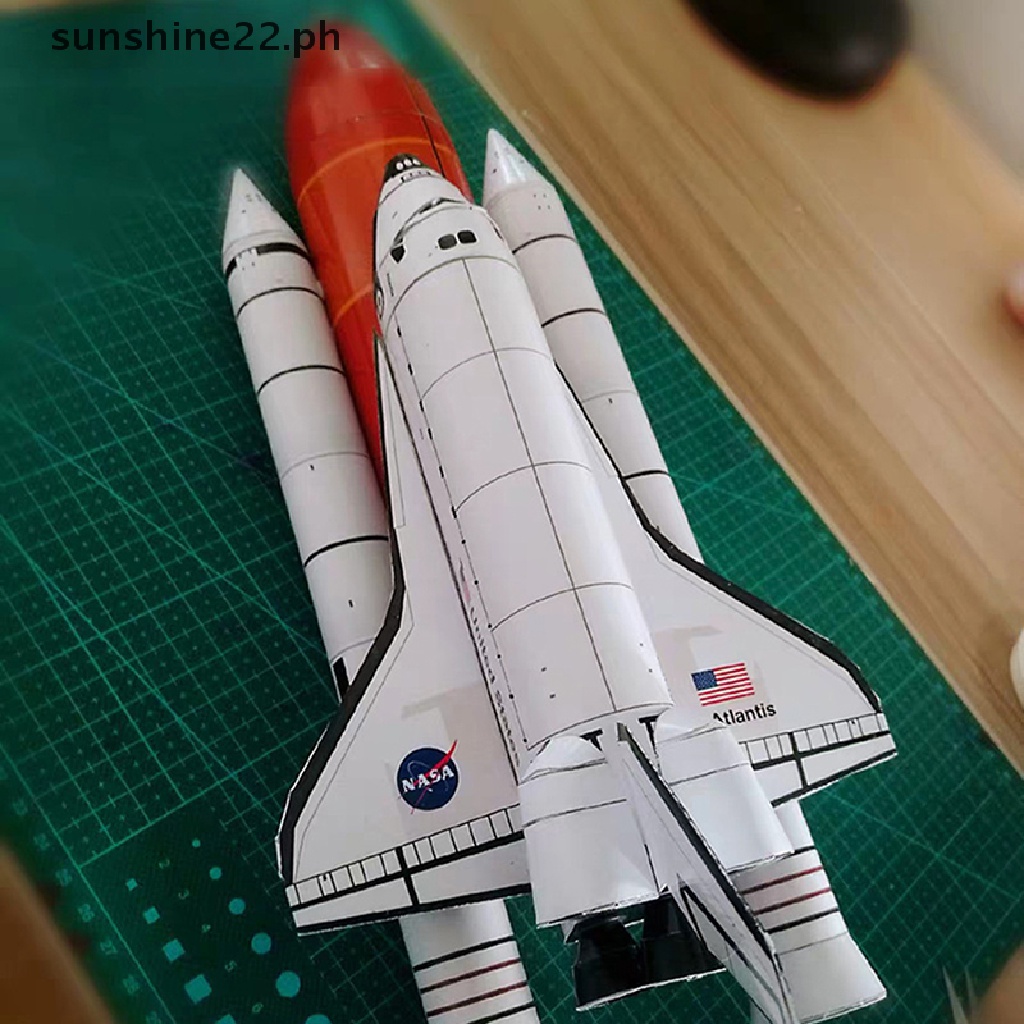 SUNSHINE22 1:150 Space Shuttle Space Rocket Model DIY 3D Paper Card ...