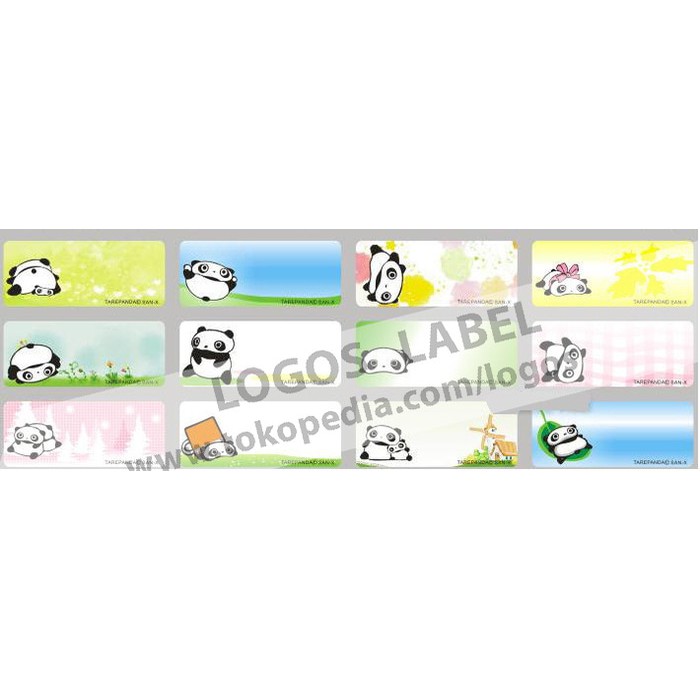 Tare Panda Sticker. Name Label Small. Japanese Tare Panda character ...