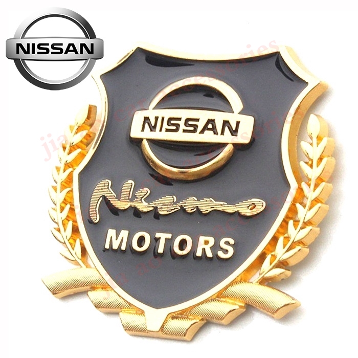 2pcs Nissan 3D Metal Sticker Nismo car window Emblem Badge stickers ...