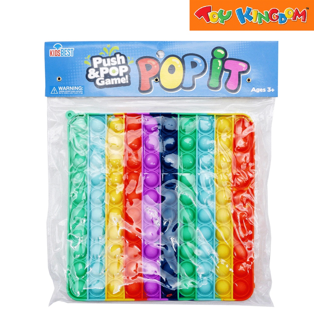 Push and Pop Game Rainbow Square Fidget Toy | Shopee Philippines