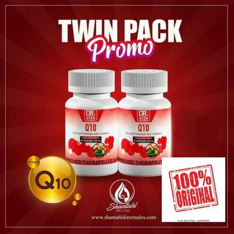 Dr. Vita Q10 with Nattokinase & Vitamin E - Twin Pack | Shopee Philippines