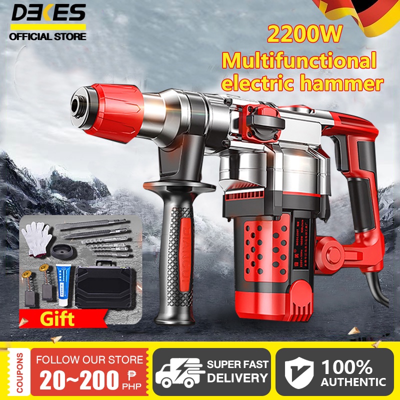 Demolition Electric Hammer Chipping Hammer Electric Drill High Power ...