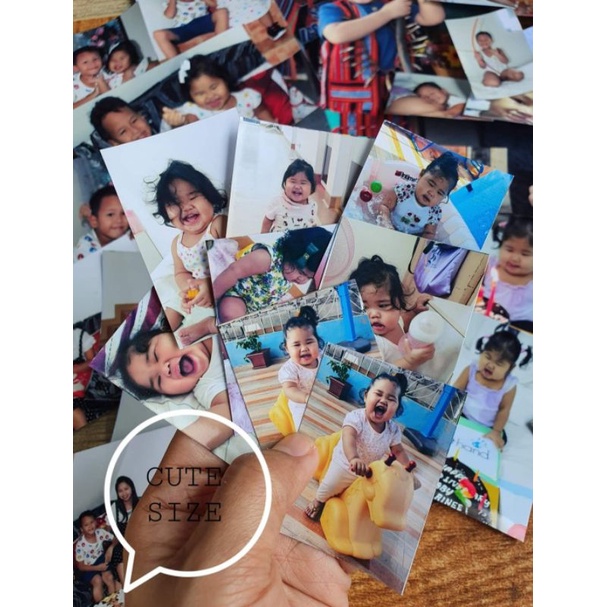 100pcs cute size photo print | Shopee Philippines