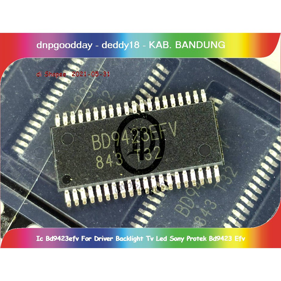 Ic Bd9423efv For Driver Backlight Tv Led Sony Protek Bd9423 Efv ...