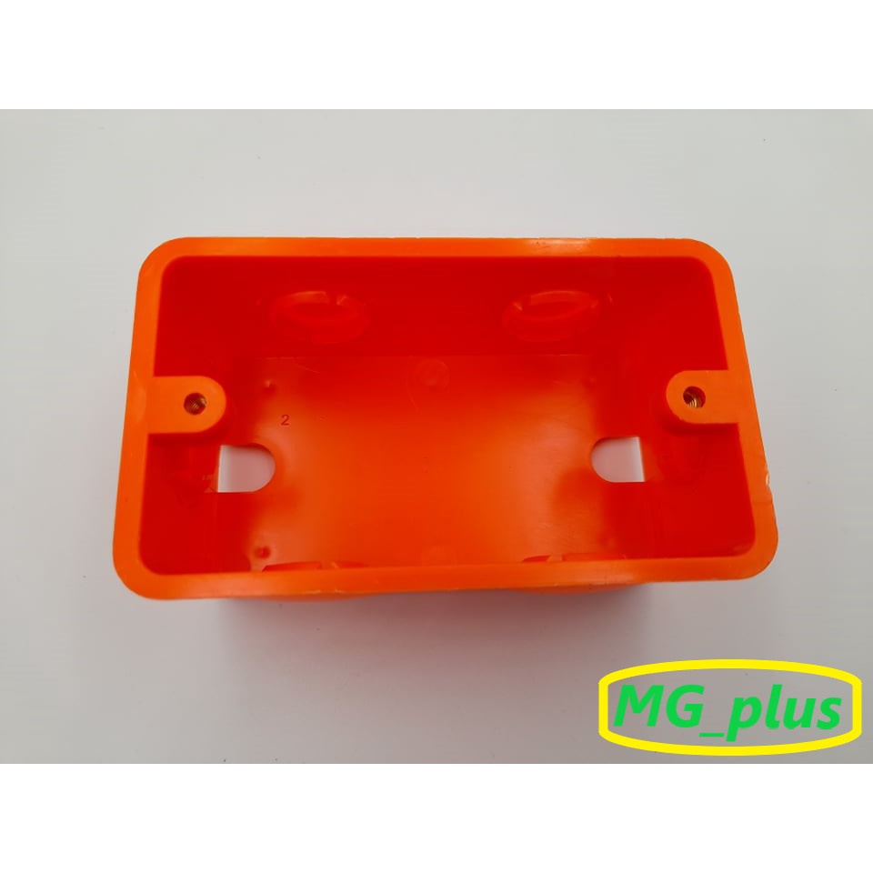 PVC Orange Utility Box (Thick Type) Switch Outlet Box Electrical ...