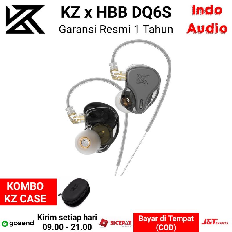 Kz x HBB Dq DQ6S KZ DQ6S KZ DQ6 In Ear Monitor Earphone Gaming | Shopee Philippines