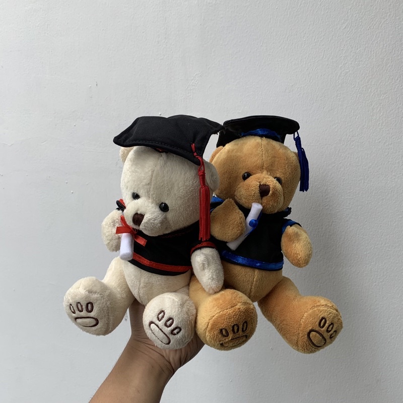 Teddy Bear Graduate Doll Graduation Toga Hat | Shopee Philippines