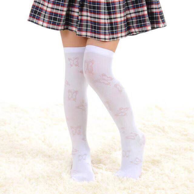 Kids school long socks white - 1 pairs random design | Shopee Philippines